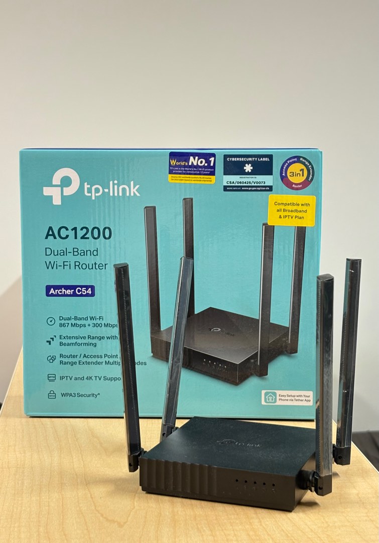 TP-link AC1200 wifi router, Computers & Tech, Parts & Accessories ...