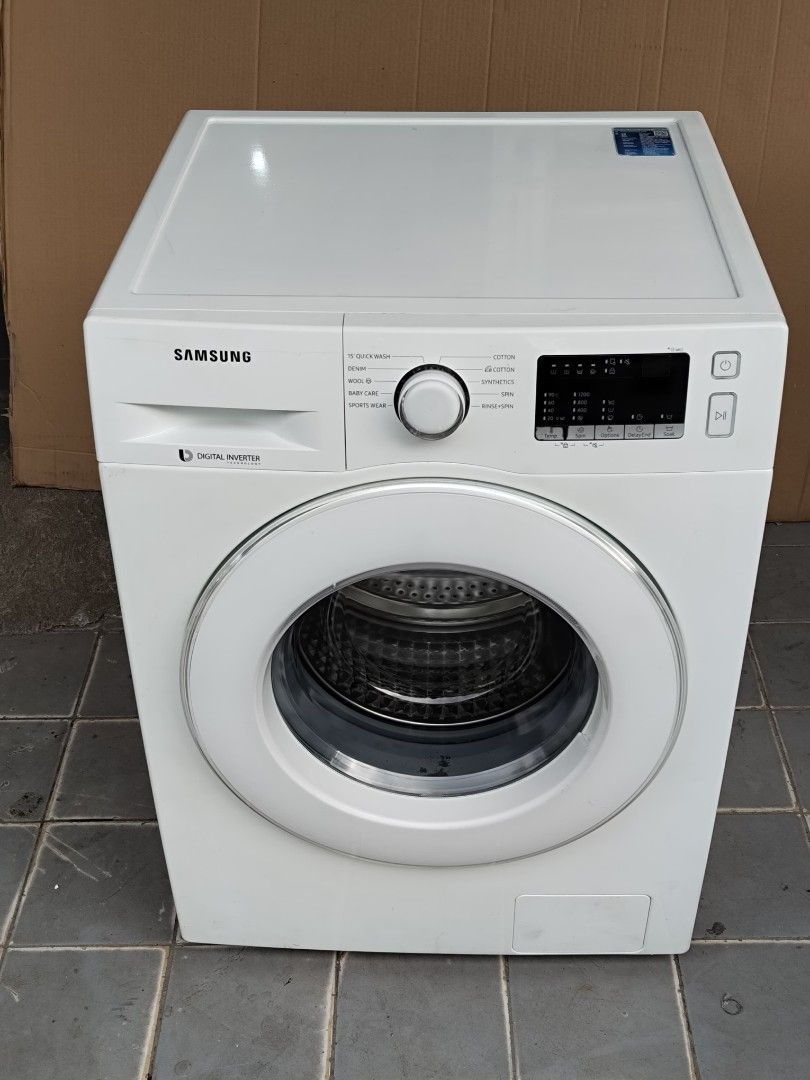 Used Samsung digital inverter front load hot washer 7.0kg, washing ...