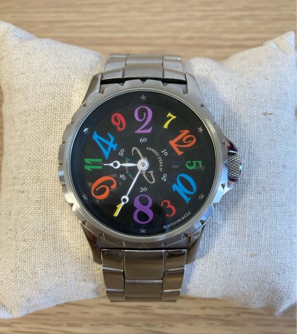 Vintage COGU Jumping Hour Automatic Wristwatch AUTOMATIC CRAZY WATCH ...