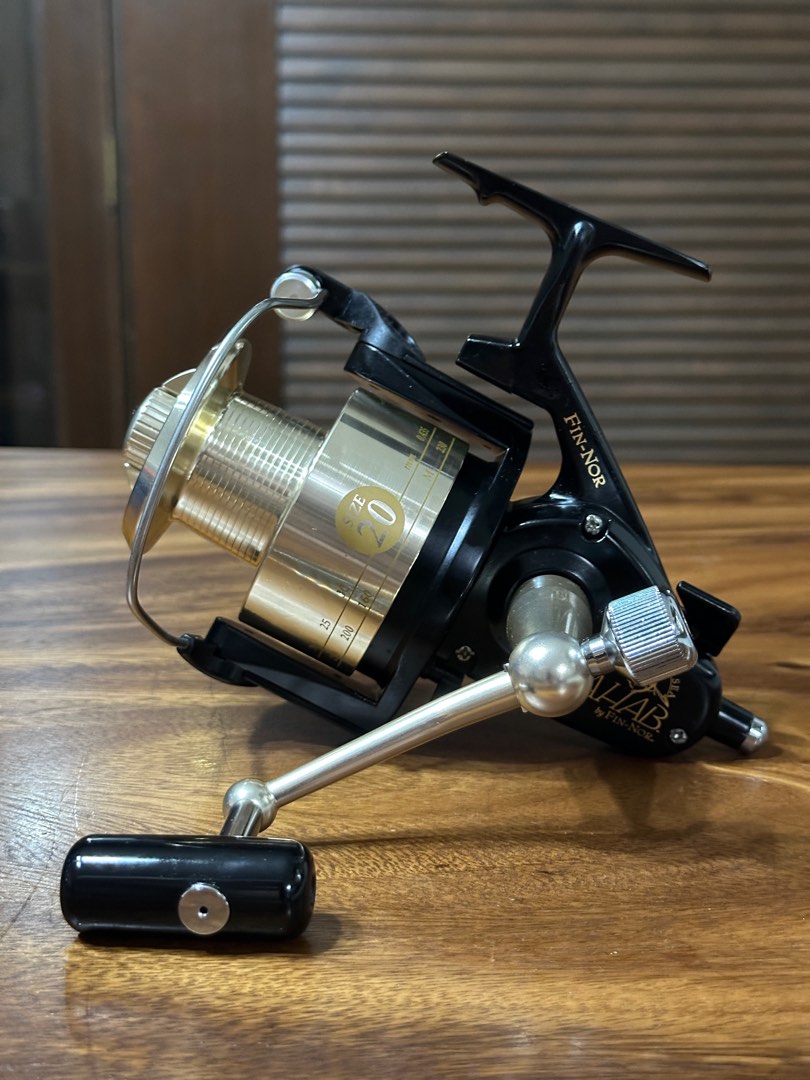 Vintage Fin-Nor Ahab Class #20 Spinning Reel, Sports Equipment, Fishing ...