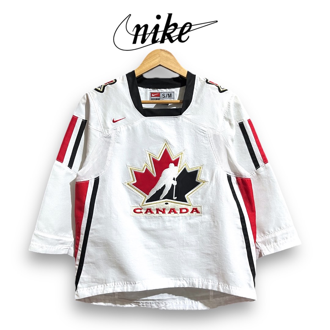 Vintage Nike Team Canada Olympic White Hockey Jersey, Men's Fashion ...