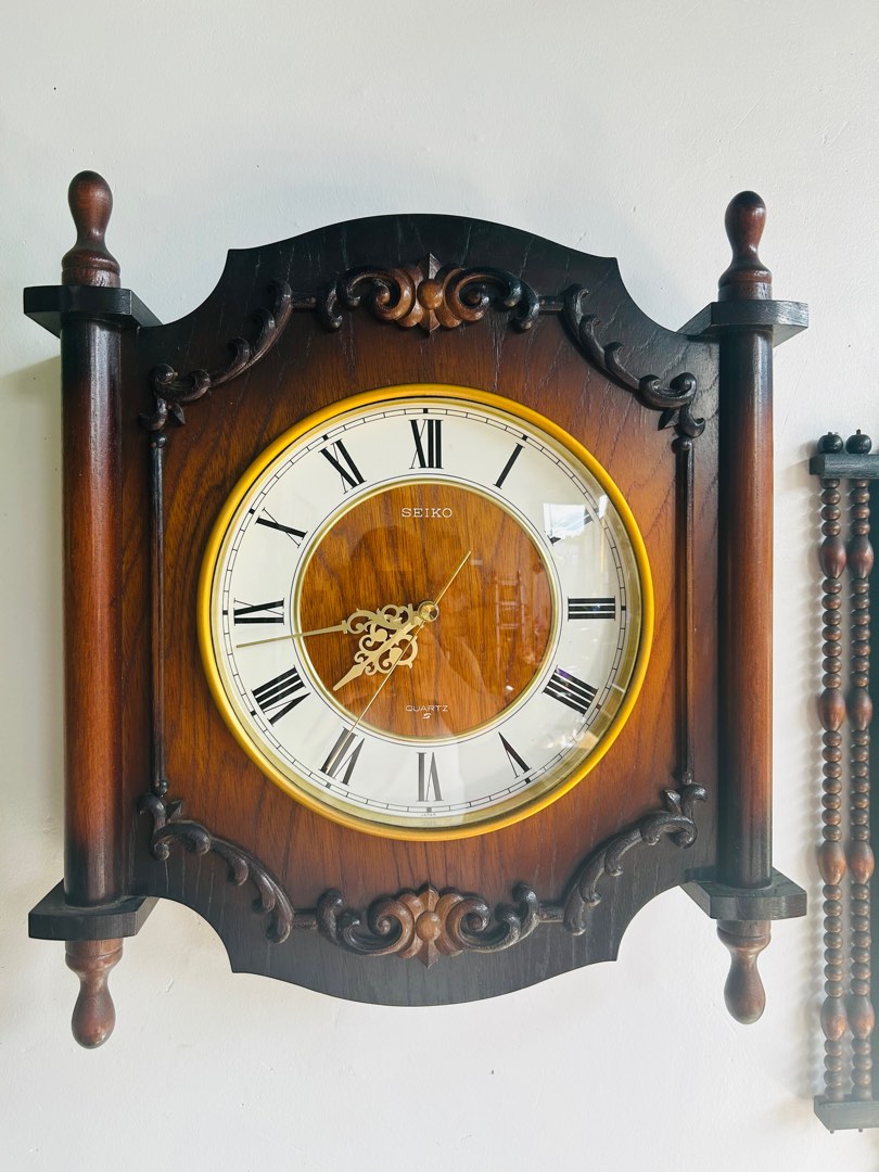 VINTAGE SEIKO CLOCK Melody Clock(Every Hour) Battery Operated Solid ...