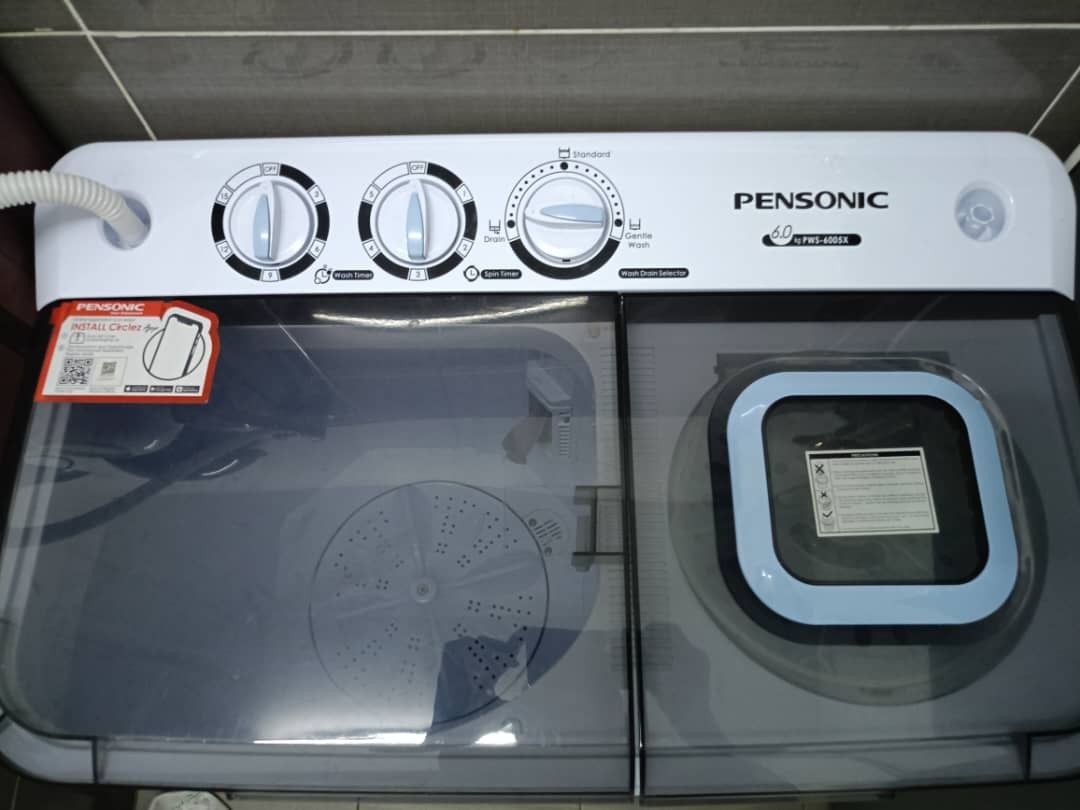 Washing Machine Semi Auto, Furniture & Home Living, Bathroom & Kitchen ...