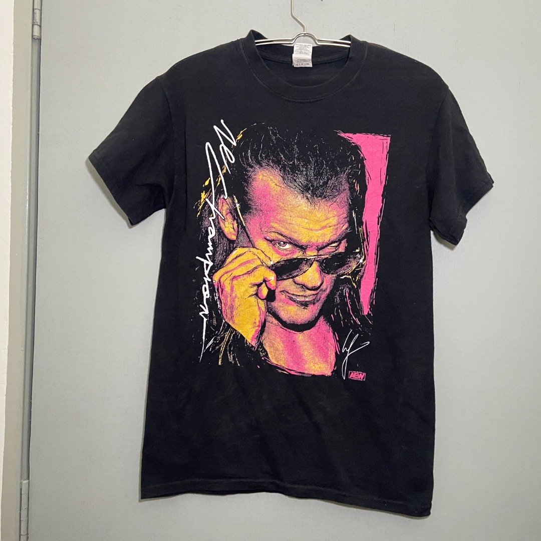 WWF Chris Jericho AEW Y2J Wrestling Tee, Men's Fashion, Tops & Sets ...