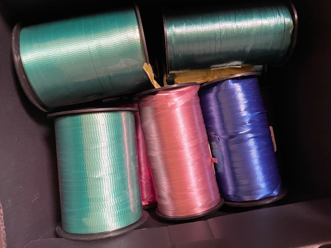15 rolls of ribbons, Hobbies & Toys, Stationery & Craft, Craft Supplies ...
