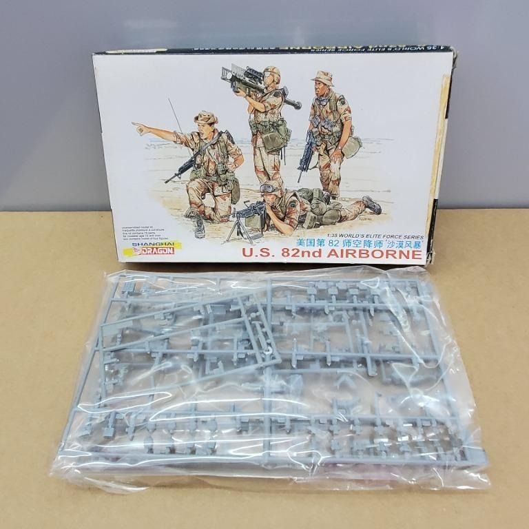 全新絕版 Dragon 威龍 3006 (1990年)-1/35-美國第 82 空降師世界精英部隊系列 / U.S. 82nd ...