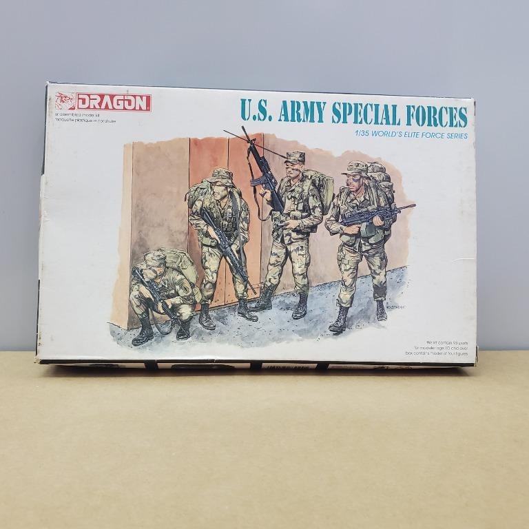 全新絕版 Dragon 威龍 3024 (1999年)-1/35-美國陸軍特種部隊 -世界精英部隊系列 / U.S. Army Special ...