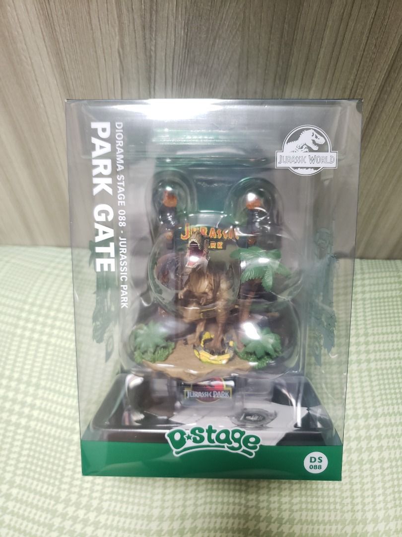 野獸國 DS-088 侏羅紀公園 景品 經典大門 可亮燈 Jurassic Park gate 侏羅紀世界 恐龍 dinosaur 暴龍 ...