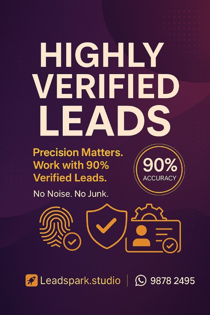 Highly Verified Leads – 90% Accuracy | Ready-to-Convert Contacts (All ...