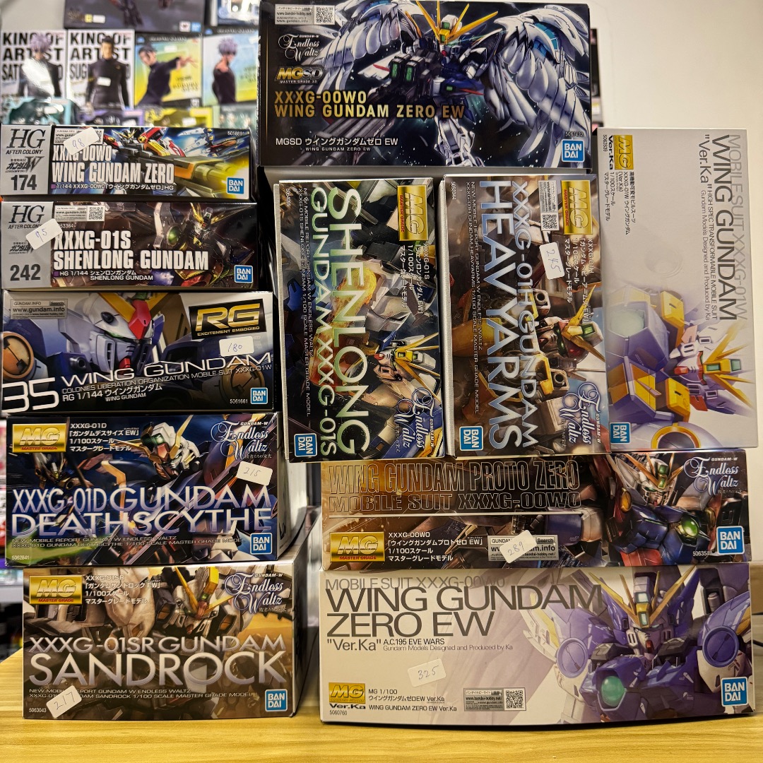 現貨 MG 零式飛翼高達 EW 飛翼高達 EW Ver.Ka 零式飛翼高達 EW Ver.Ka 惡魔高達 EW Ver. 沙多洛高達改 EW Ver. 重砲手高達 EW Ver. MGSD 飛 ...