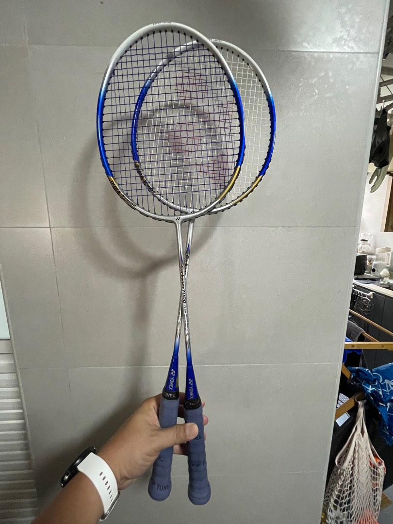 Badminton Racket - Yonex Carbonex 7000 plus, Sports Equipment, Sports & Games, Racket & Ball ...