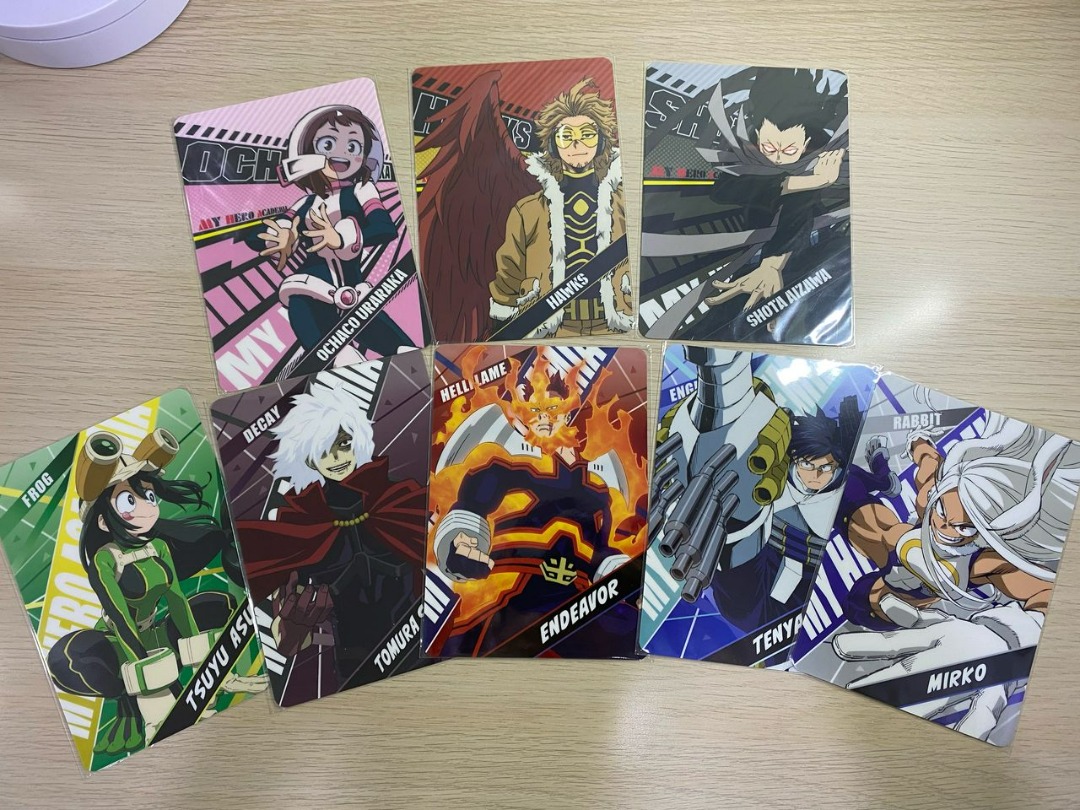 Bandai My Hero Academia Mini Art Sheet Collection 2 (Aizawa Endeavor ...