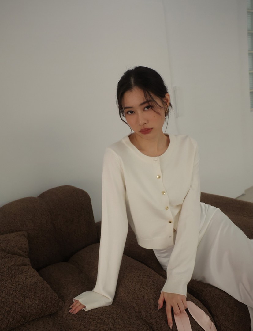 Belle Button Soft Top, Women's Fashion, Tops, Longsleeves on Carousell