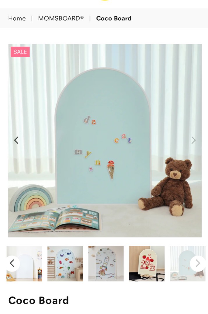 BNIB Momsboard Coco Board, Babies & Kids, Baby Nursery & Kids Furniture, Other Kids Furniture ...