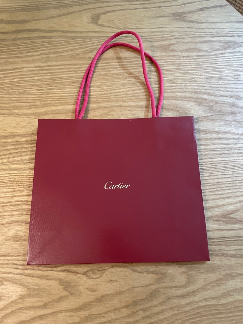 Cartier paper bag, Luxury, Bags & Wallets on Carousell
