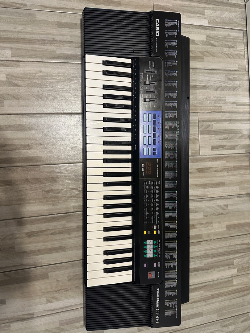 Casio 電子琴 Piano Keyboard (CT-470), 興趣及遊戲, 音樂、樂器 & 配件, 樂器 - Carousell