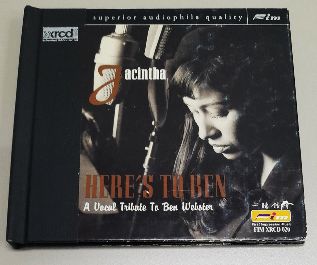 CD FIM XRCD Jacintha Here's To Ben JVC 1998 日版 CD聖經推介大碟, Hobbies & Toys ...