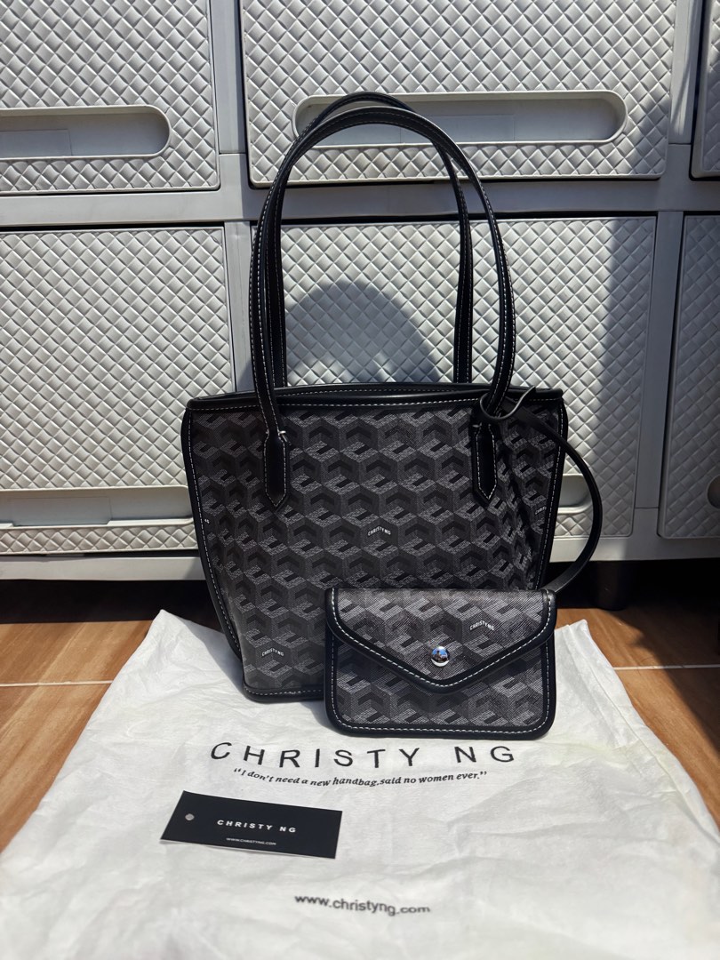 CHRISTY NG MINI RUSSO BLACK, Fesyen Wanita, Tas & Dompet di Carousell