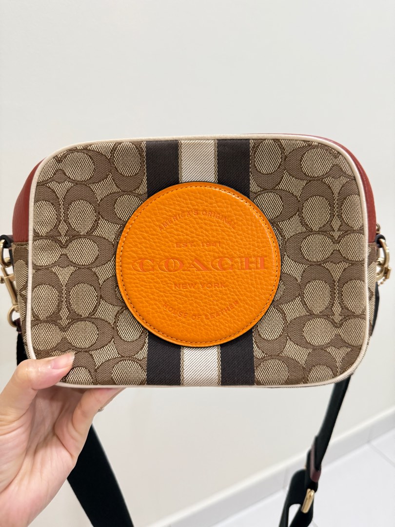 Dempsey Coach Camera sling Bag, Luxury, Bags & Wallets on Carousell