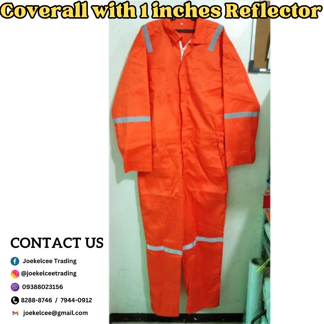 COVERALL WITH REFLECTOR, Men's Fashion, Coats, Jackets and Outerwear on ...