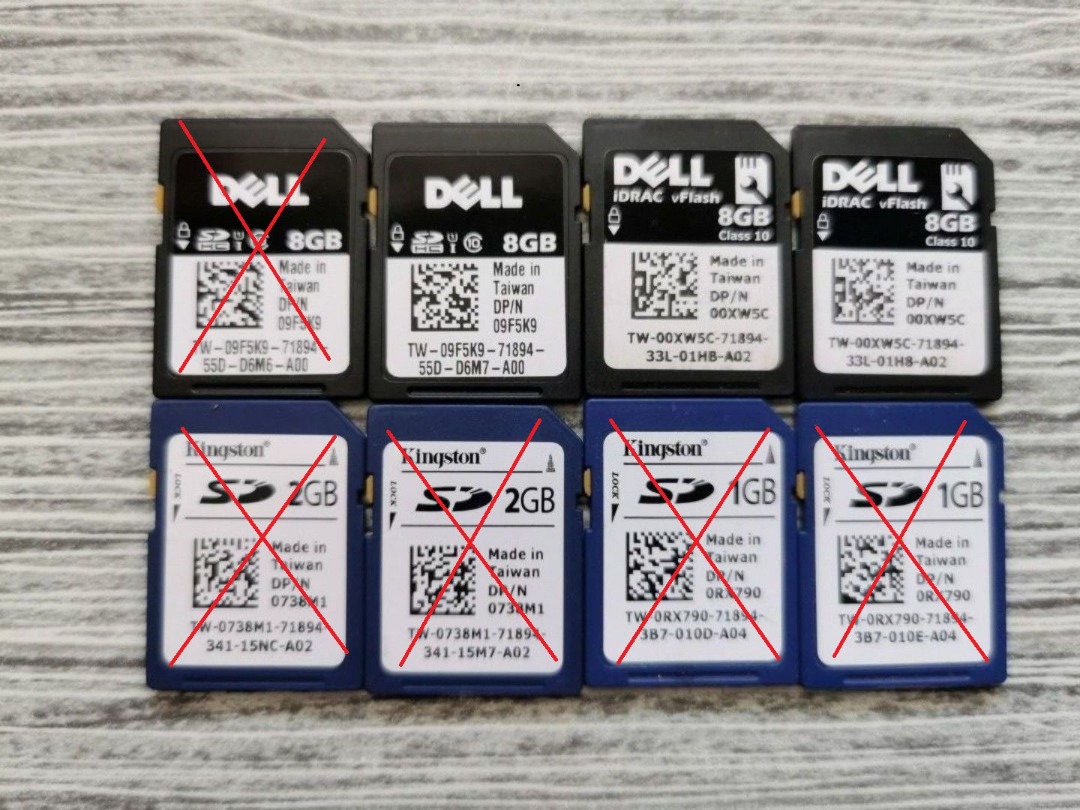 Dell 8gb SD card / Kingston 2gb SD card, Computers & Tech, Parts ...