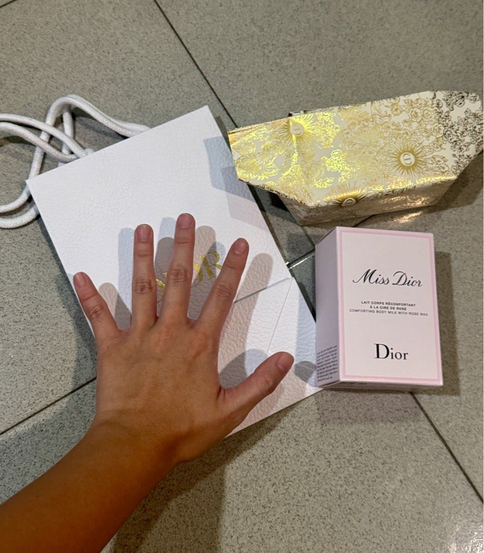 Dior Miss Dior Perfume Box Wrapping Paper Paper Bag Set, Luxury ...