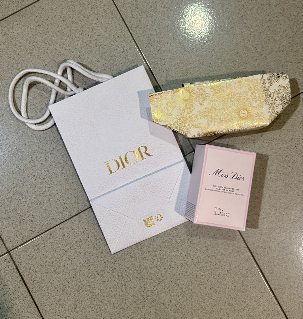 Dior Miss Dior Perfume Box Wrapping Paper Paper Bag Set, Luxury ...