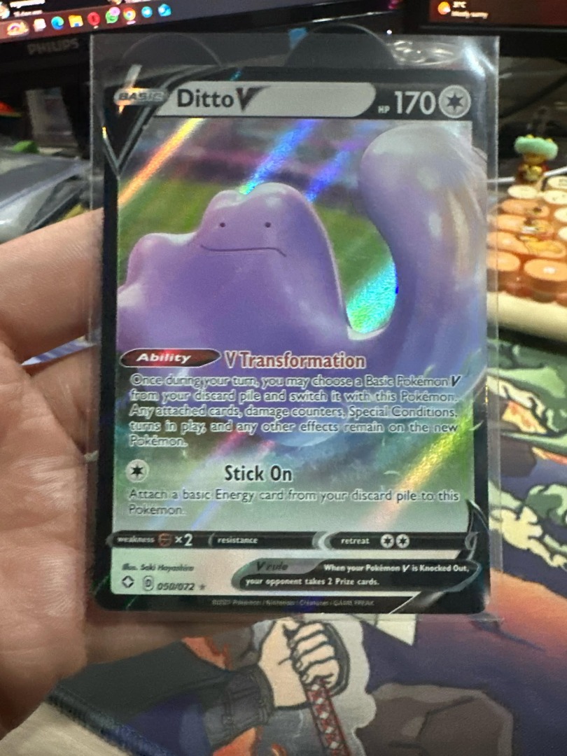 Ditto V #50 Pokemon Shining Fates, Hobbies & Toys, Toys & Games on ...