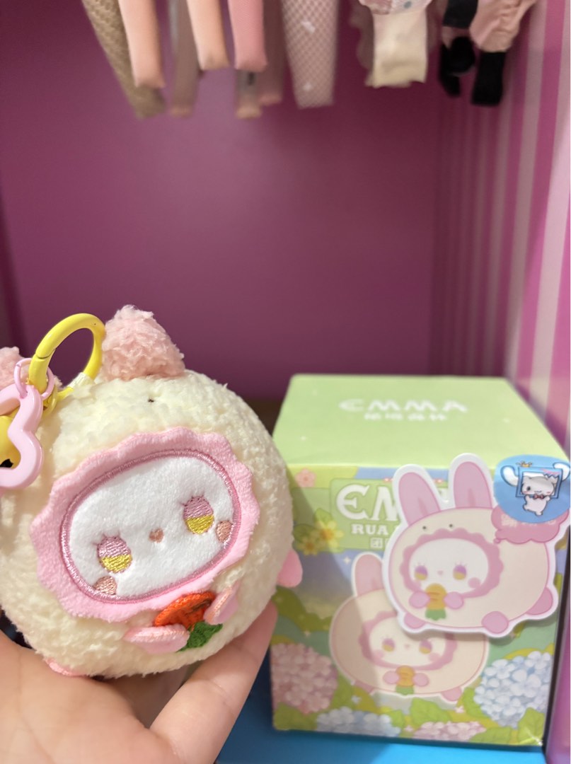 Emma Plush Rua Rua Zoo Blind Box Bag Charm, Toys & Collectibles, Mainan ...