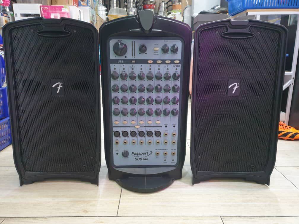 Fender Passport 500 Pro Portable Sound System, Audio, Soundbars ...