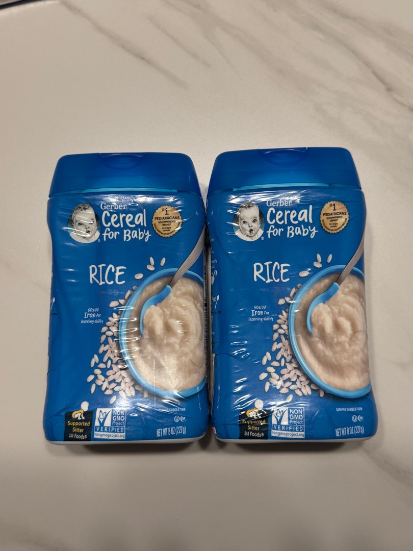 Gerber Rice Cereal - 8oz, 227g, Babies & Kids, Nursing & Feeding ...