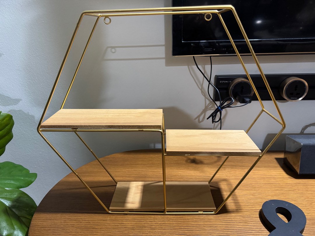Hexagon display rack., Furniture & Home Living, Home Decor Accessories ...