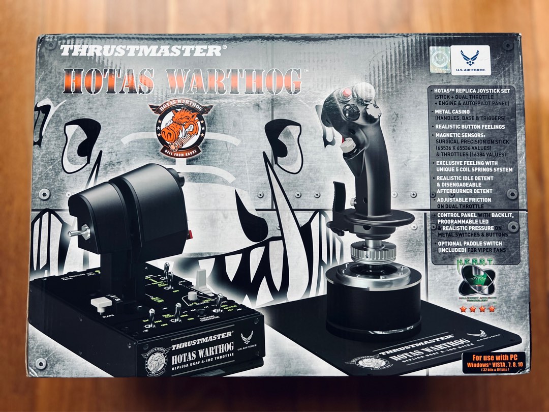 HOTAS Warthog Thrustmaster, Video Gaming, Gaming Accessories, Controllers on Carousell