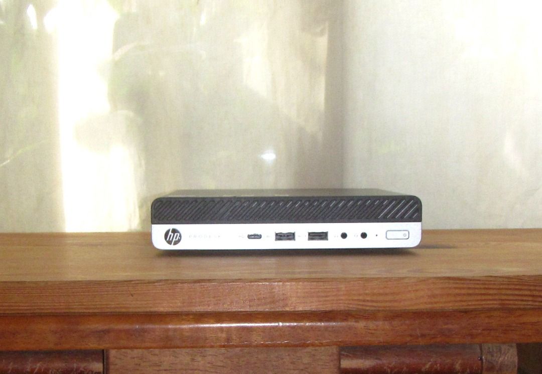 HP i5-7500t Prodesk 600 G3 Mini desktop PC, 8GB RAM, 256GB M.2 NVME SSD ...