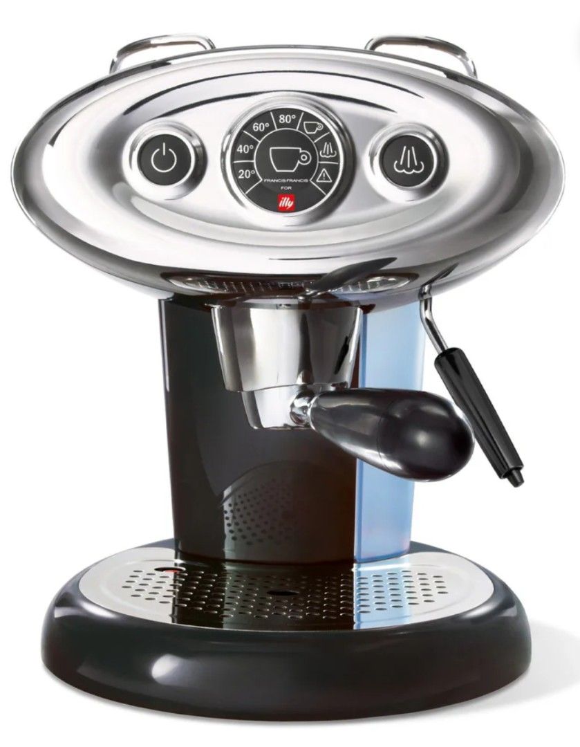 Illy X7.1 Espresso Capsules coffee machine with new cups and saucers ...