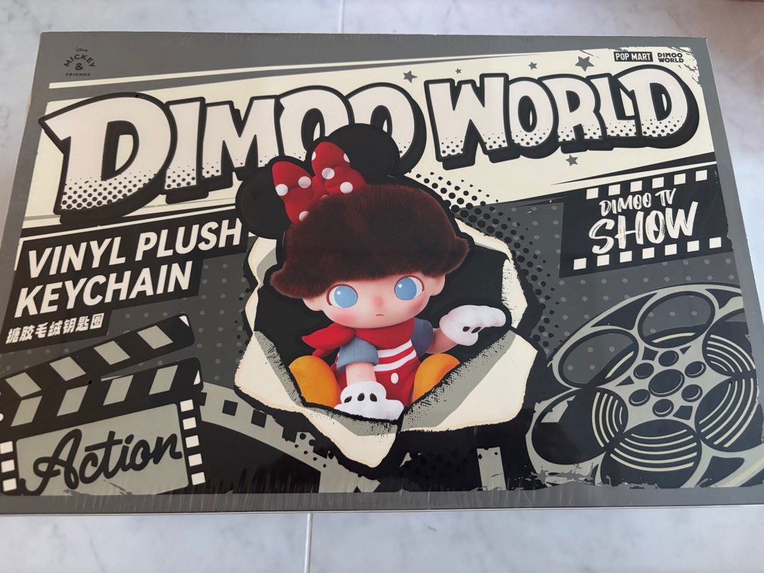 (Instock) DIMOO WORLD × DISNEY Series Vinyl Plush Keychain Case ...