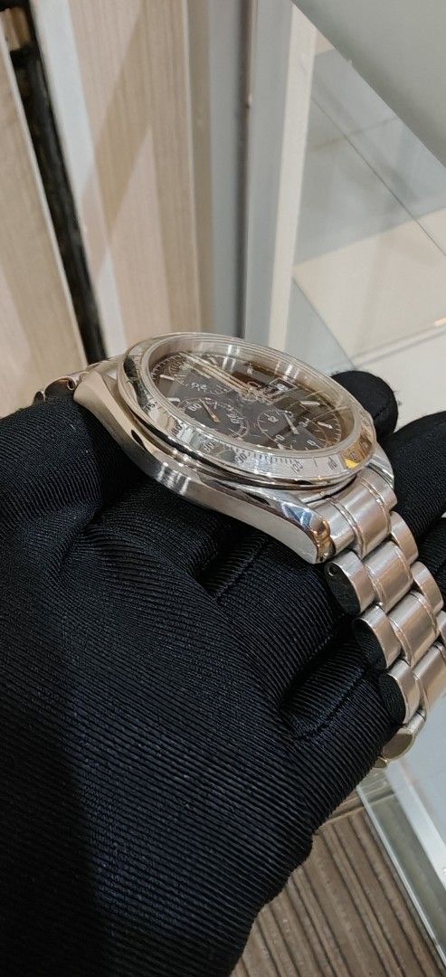 Johan OMEGA Speedmaster 39mm Reduced 351350 Chronograph Automatic Men ...