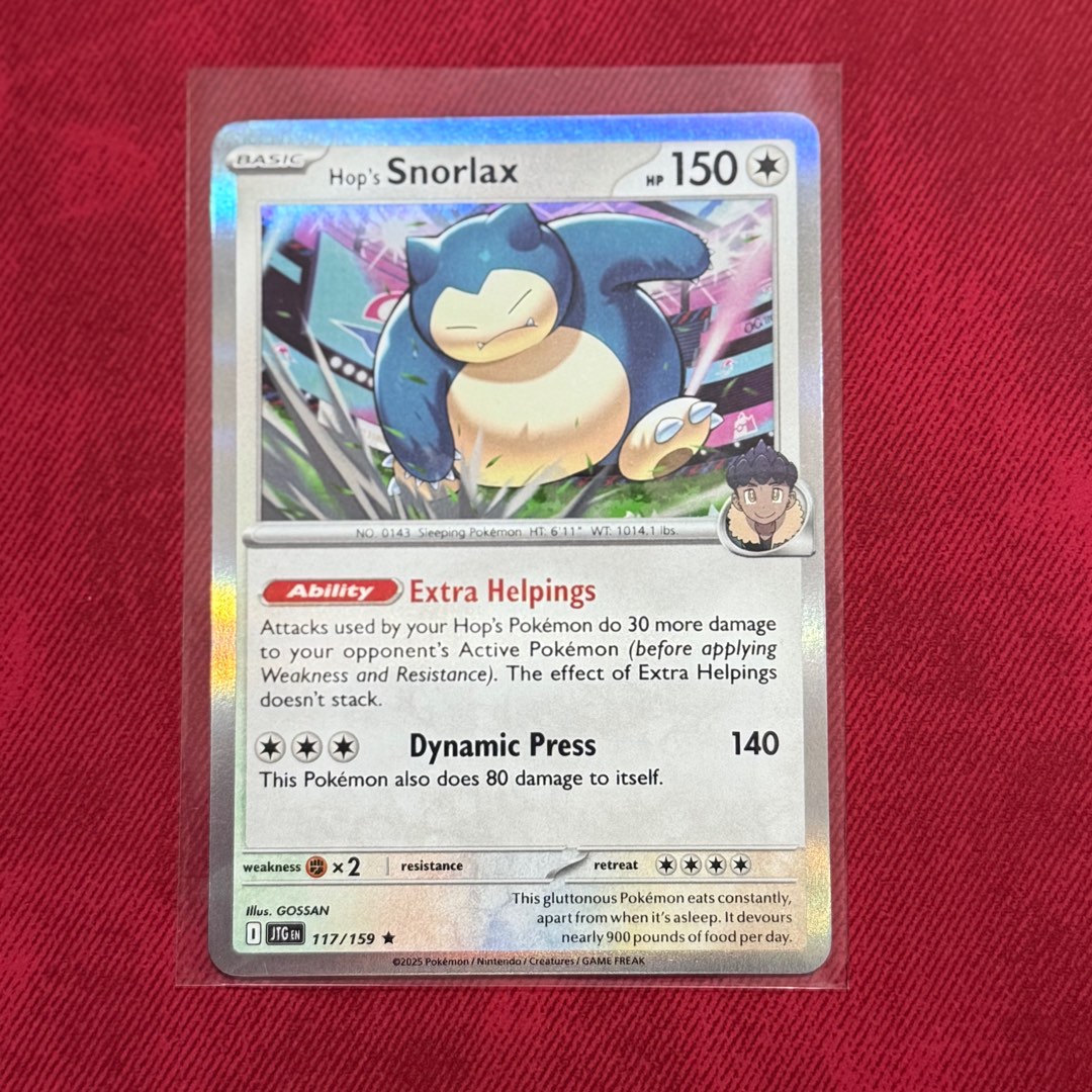 Journey Together Hop’s Snorlax, Hobbies & Toys, Toys & Games on Carousell