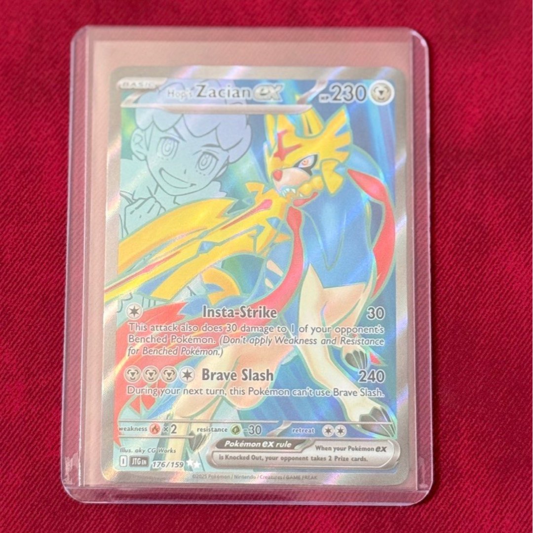 Journey Together Hop’s Zacian Ex FA, Hobbies & Toys, Toys & Games on ...