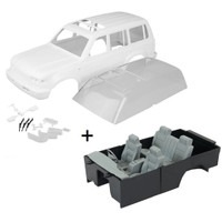 Land Cruiser LC80 Hard Body Shell 313mm w/ Interior RC Car Adventure ...