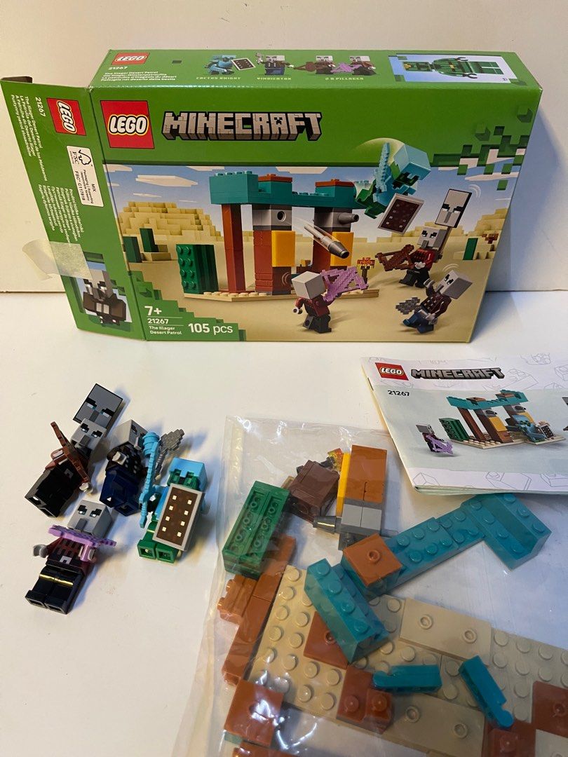 Lego Minecraft 21267 The Illager Desert Patrol [2025], Hobbies & Toys ...