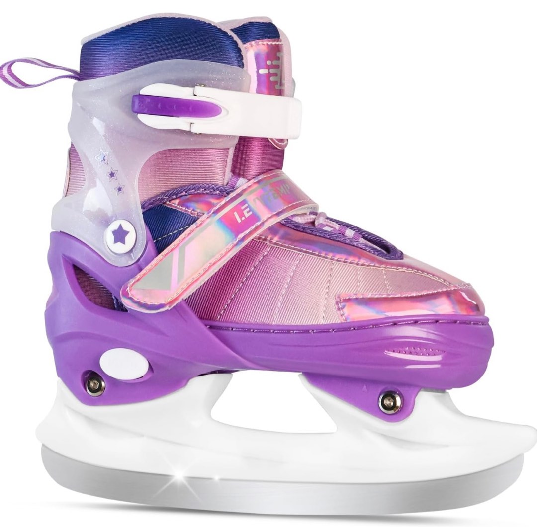 LEVYTEMP Adjustable Ice Skates for Kids(Small Size), Sports Equipment ...