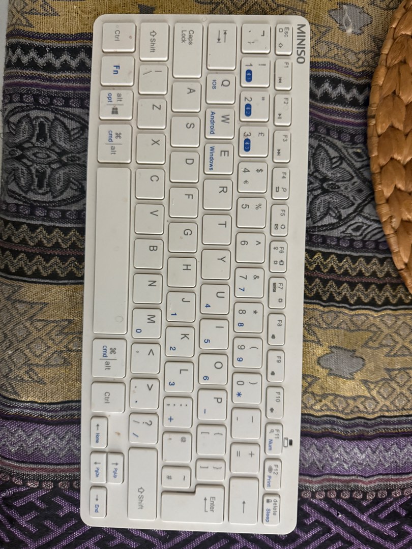Miniso wireless keyboard, Computers & Tech, Parts & Accessories ...