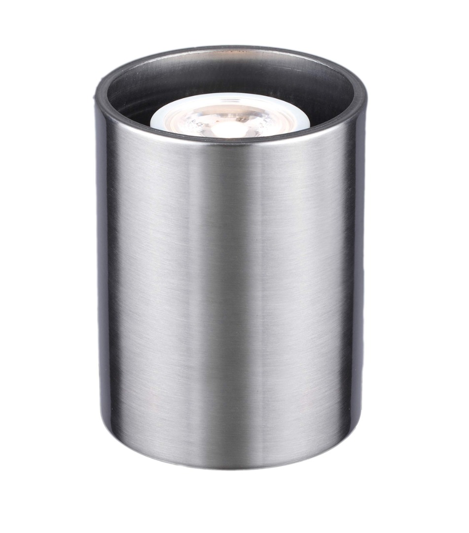 Modern Small Satin Silver Chrome LED Uplighter Table, UK PLug Floor ...
