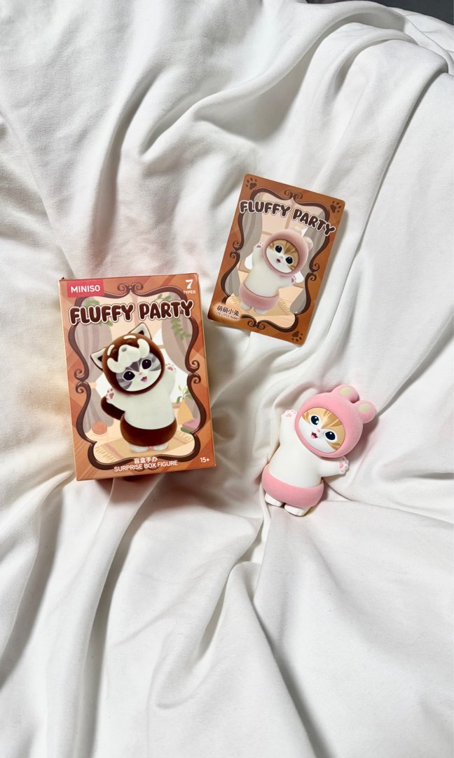 Mofusand Fluffy Party Bunny, Hobbies & Toys, Toys & Games on Carousell