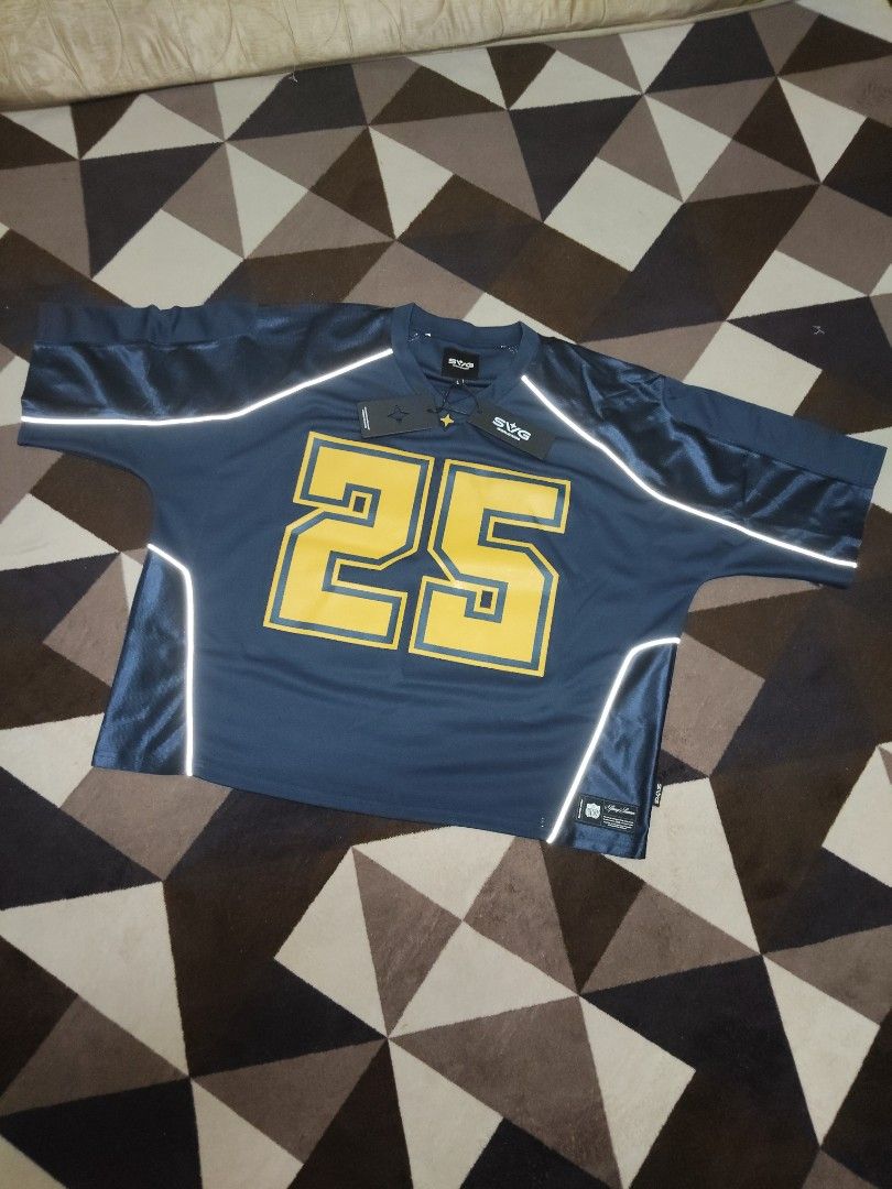 Navy Blue Mesh Jersey SVG, Men's Fashion, Activewear on Carousell