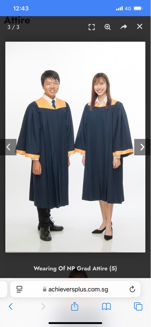 Ngee Ann Polytechnic Graduation Gown, Women's Fashion, Coats, Jackets ...