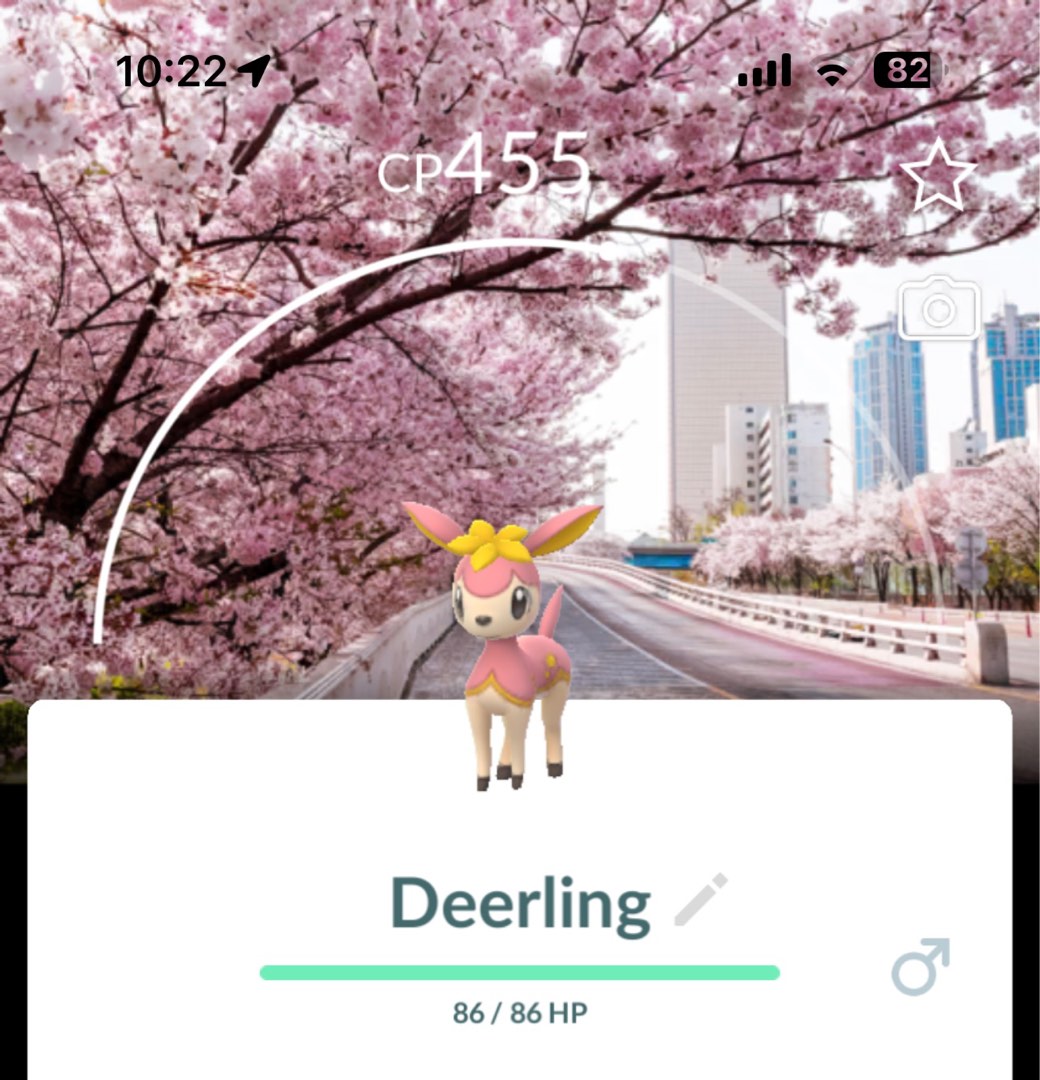Non Shiny Deerling with Seoul Background Pokemon Go, Video Gaming ...