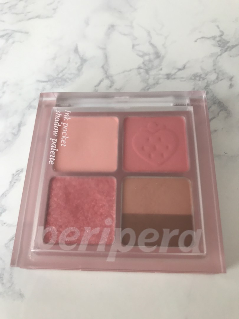 Peripera Ink Pocket Eyeshadow Palette 07 Spring Strawberries in The Sun ...