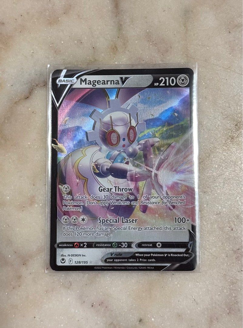 128/195 Magearna V (English) From Silver Tempest Set Pokemon TCG ...